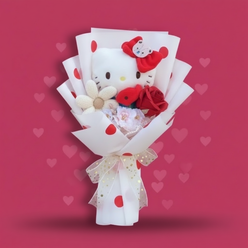 Sanrio Valentine's Forever Flower Bouquet – PlushCrush